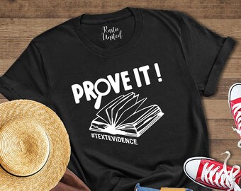 Text Evidence Shirt - Etsy