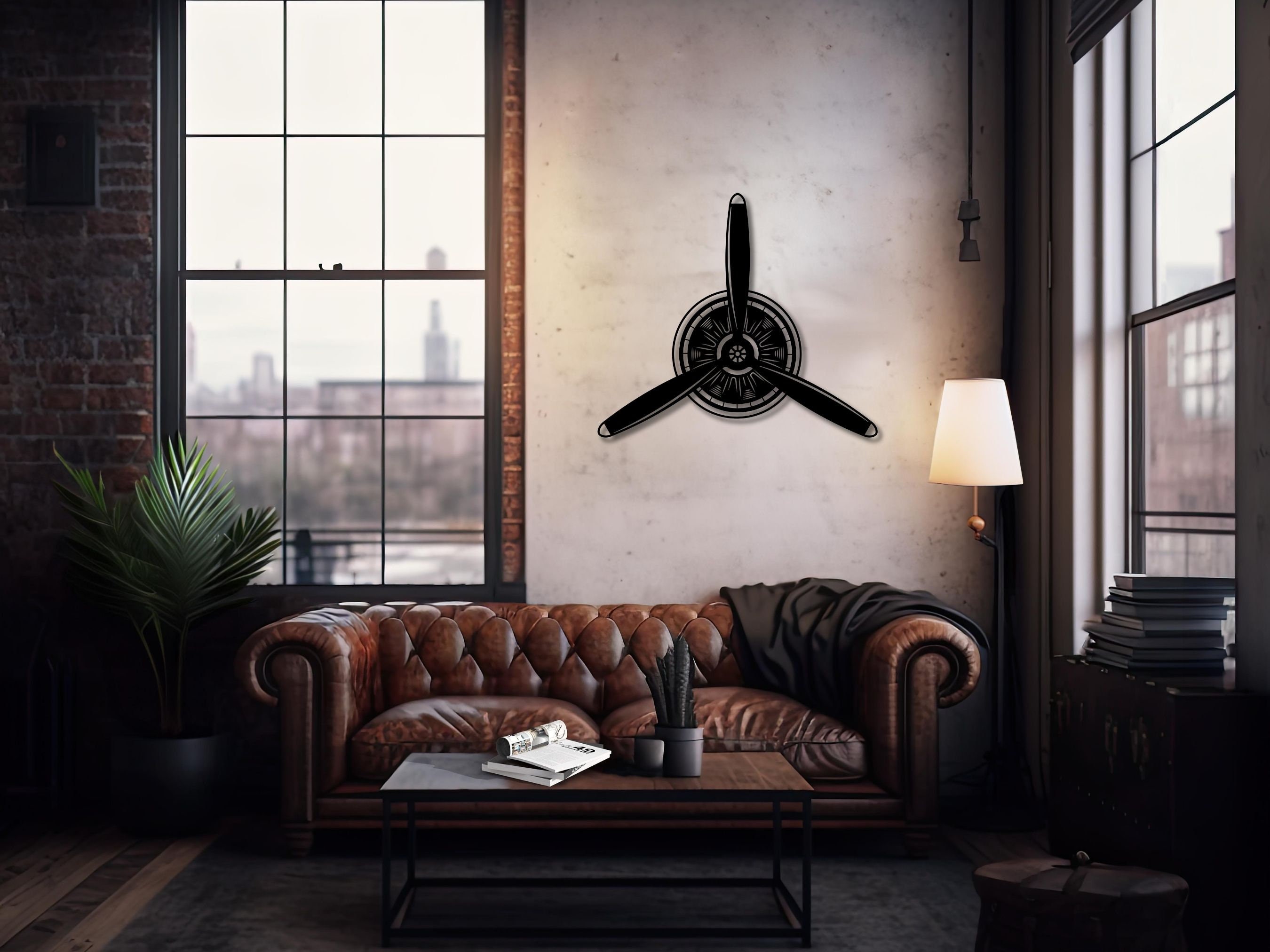 Airplane Propeller, Metal Wall Décor, Aviation Gift, Flight Wall Art ...