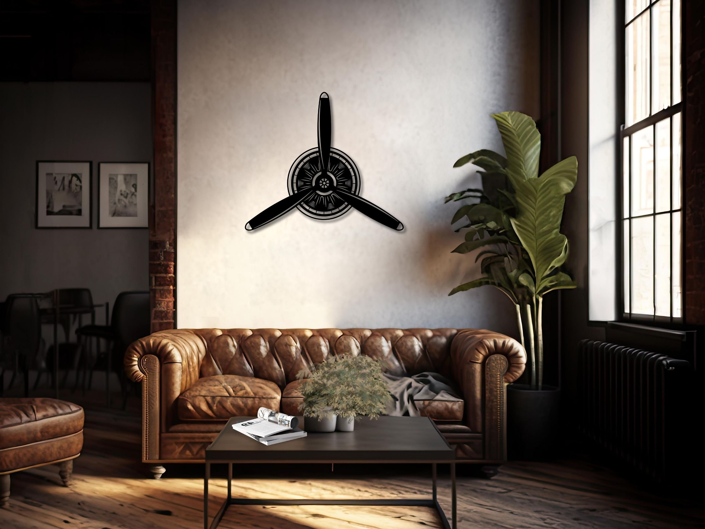 Airplane Propeller, Metal Wall Décor, Aviation Gift, Flight Wall Art ...