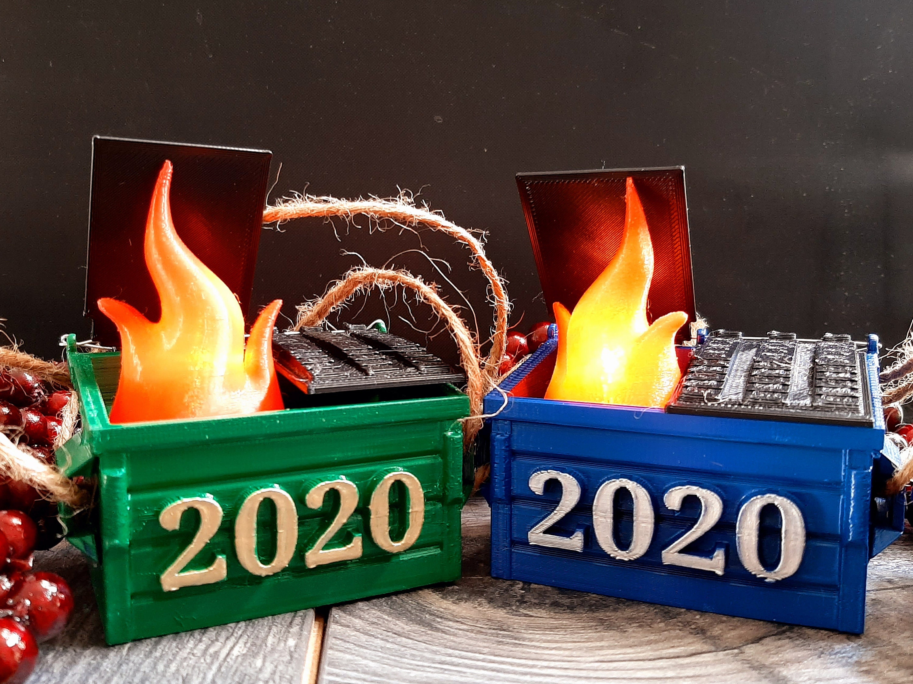 Commemorative 2020 Dumpster Fire Christmas Tree Ornament - Etsy