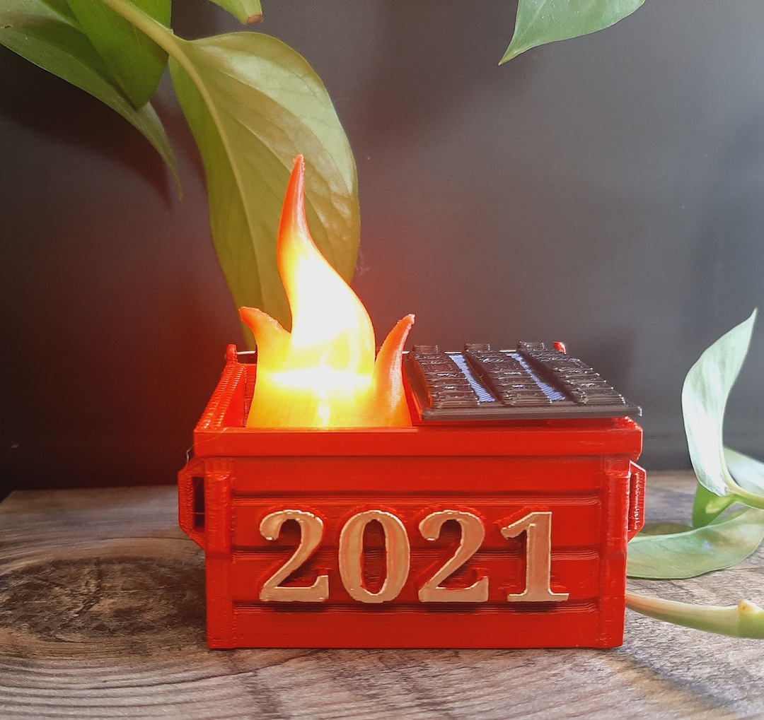 Commemorative 2021 Dumpster Fire Christmas Tree Ornament - Etsy
