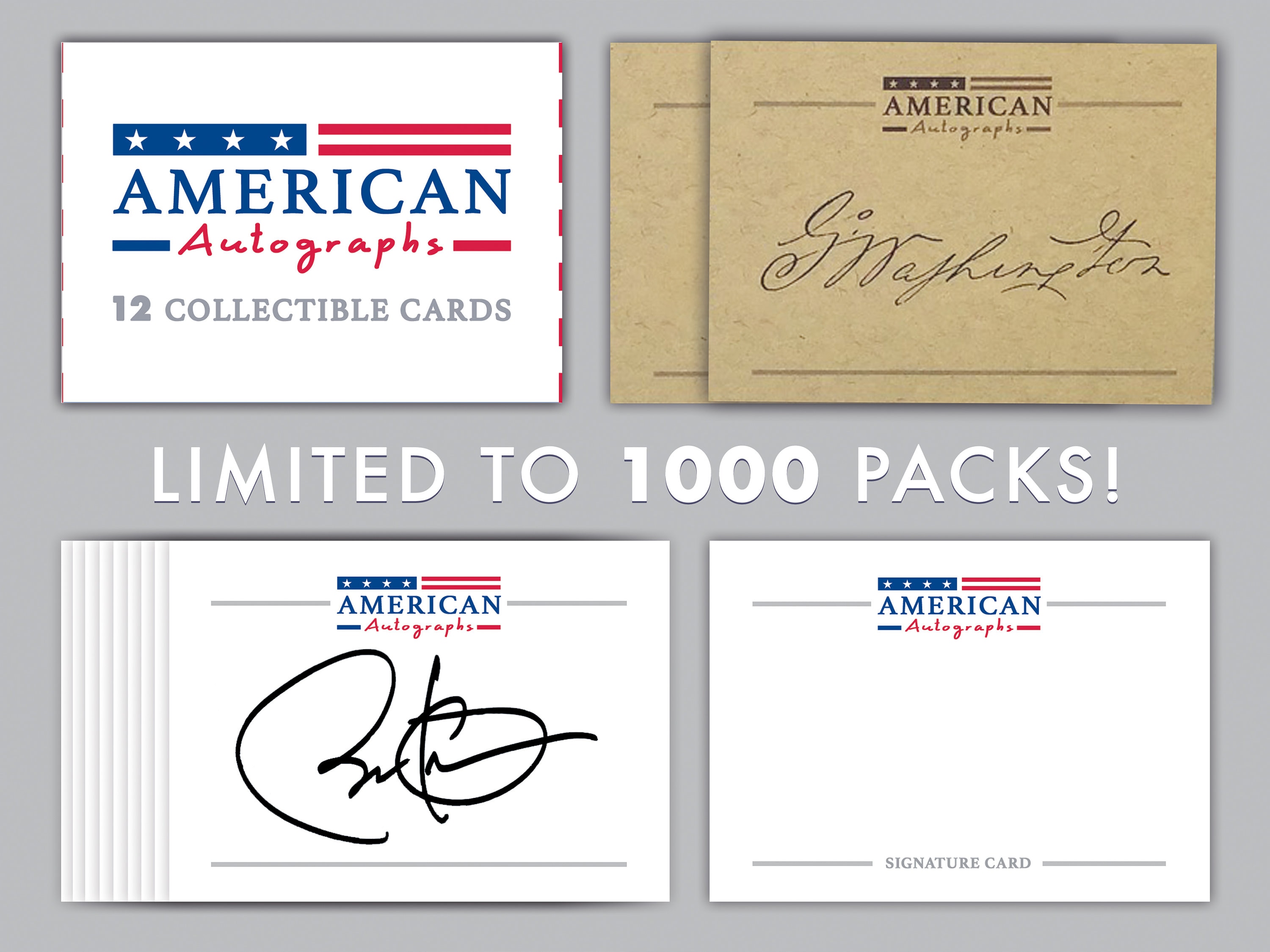 American Autographs Collectible Trading Cards (single Pack) - Etsy