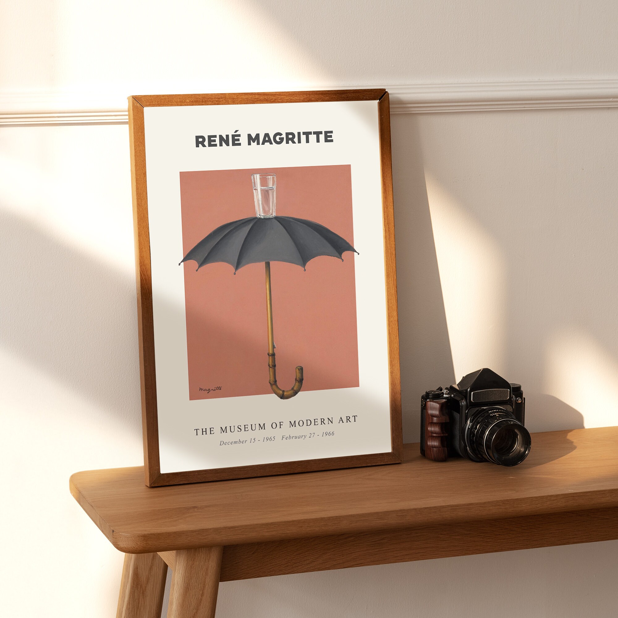 Rene Magritte Print / Exhibition Poster / Hegel's Holiday | Etsy