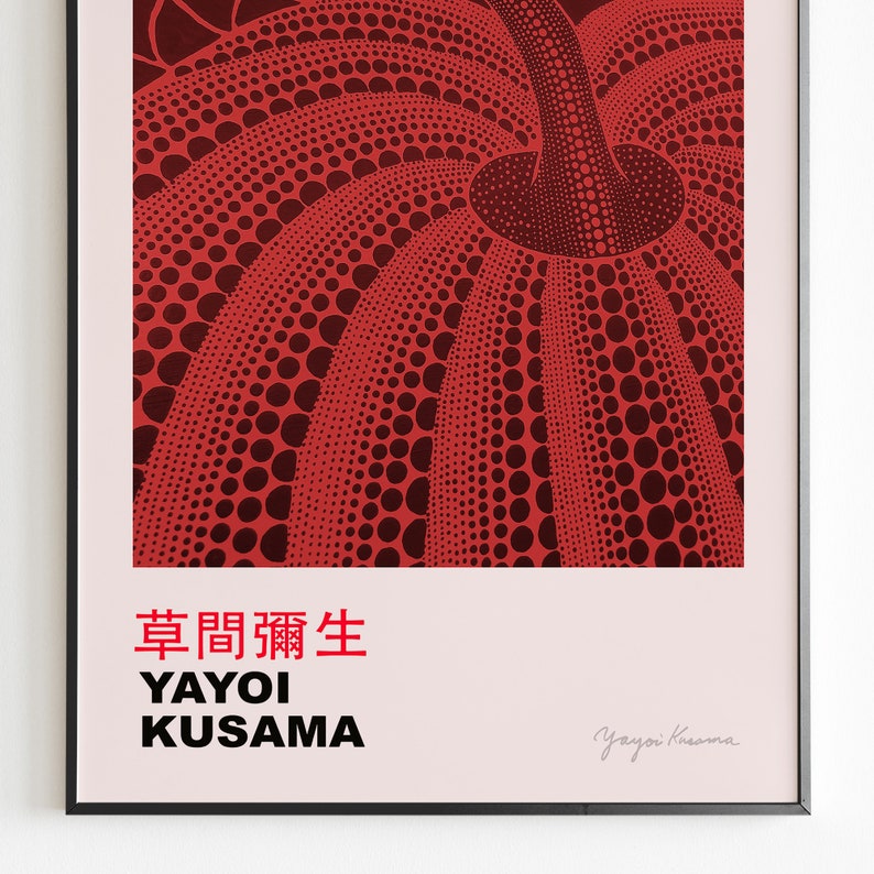 Yayoi Kusama Pumpkin Poster Digital Download - Etsy
