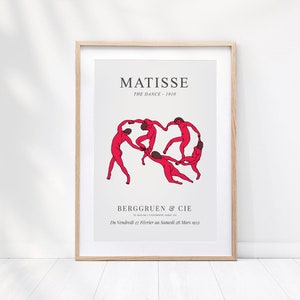 Henri Matisse the Dance Print Exhibition Poster Home Wall Decor - Etsy