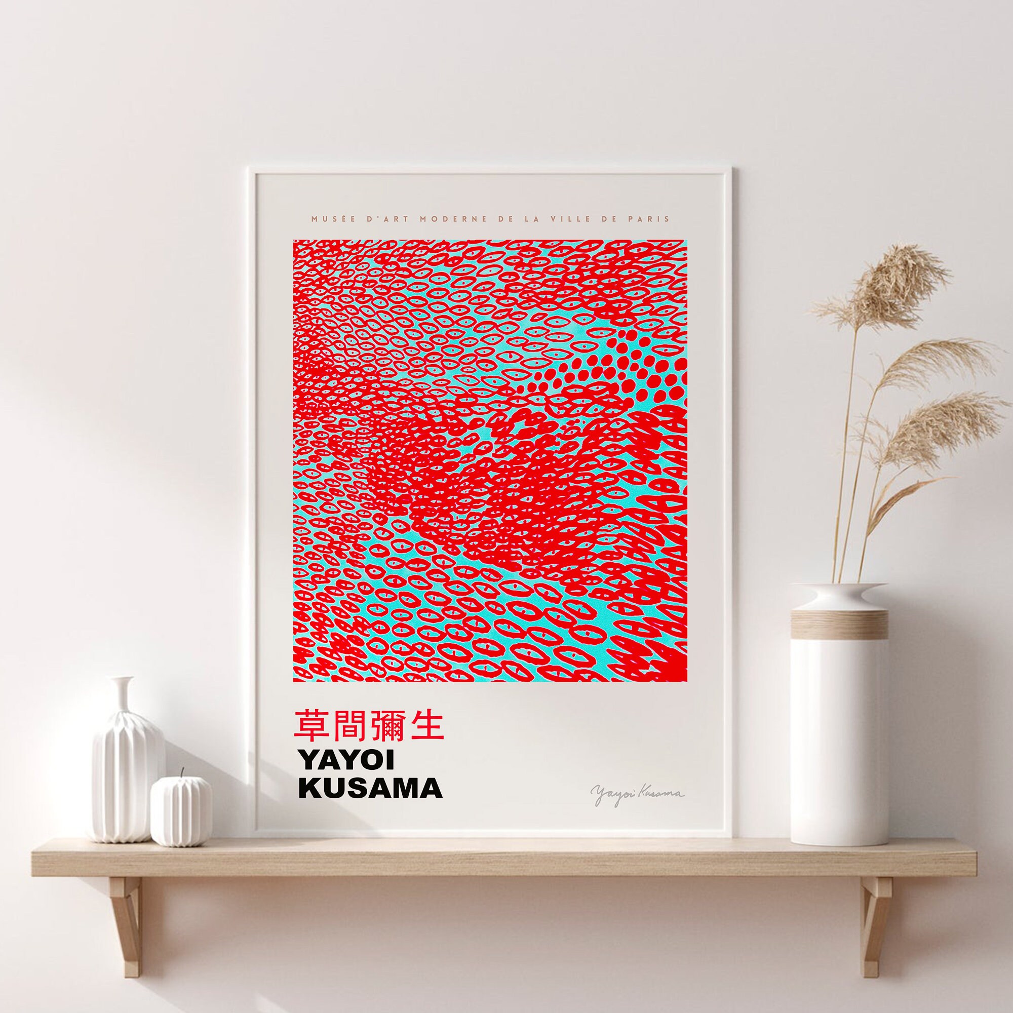Yayoi Kusama Pop Art Exhibition Poster Abstract Art Print - Etsy Australia