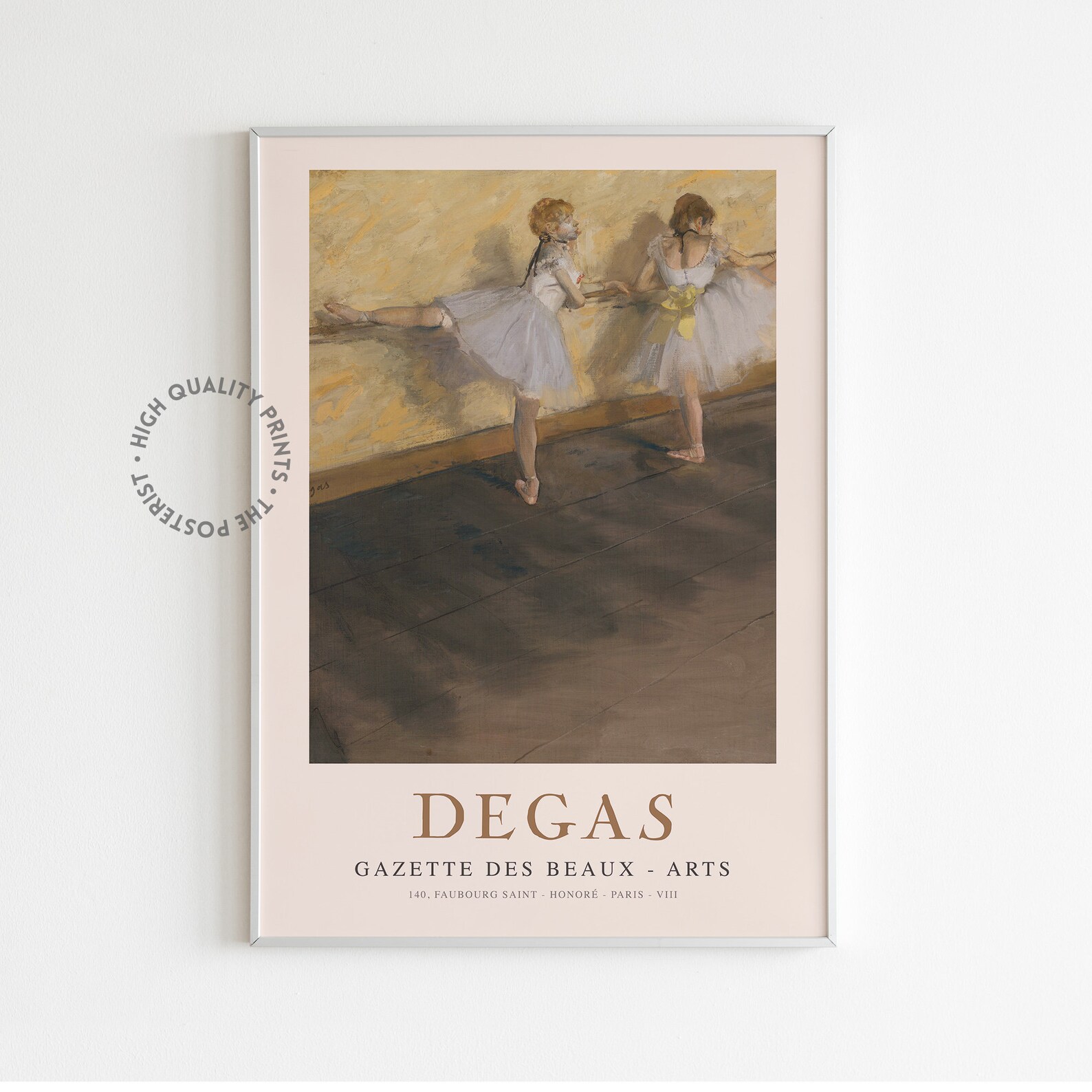 Edgar Degas Exhibition Poster, Art Print HIGH QUALITY - Etsy