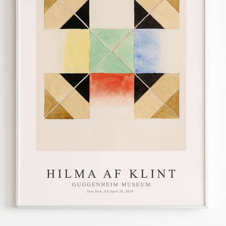 Hilma Af Klint Poster, Parsifal Grupp III, No. 110, Exhibition Art ...