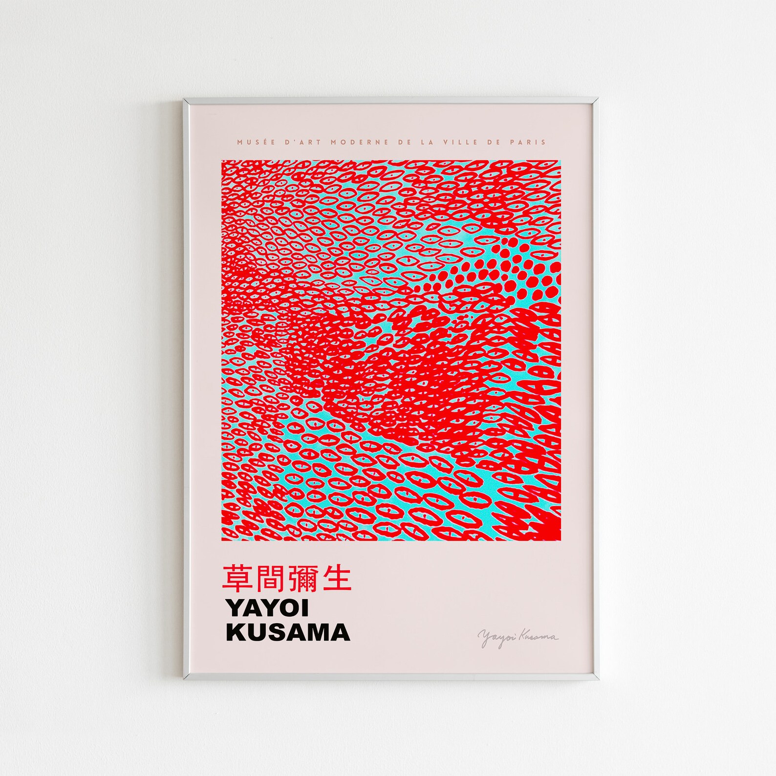 Yayoi Kusama Pop Art Exhibition Poster Abstract Art Print - Etsy Australia
