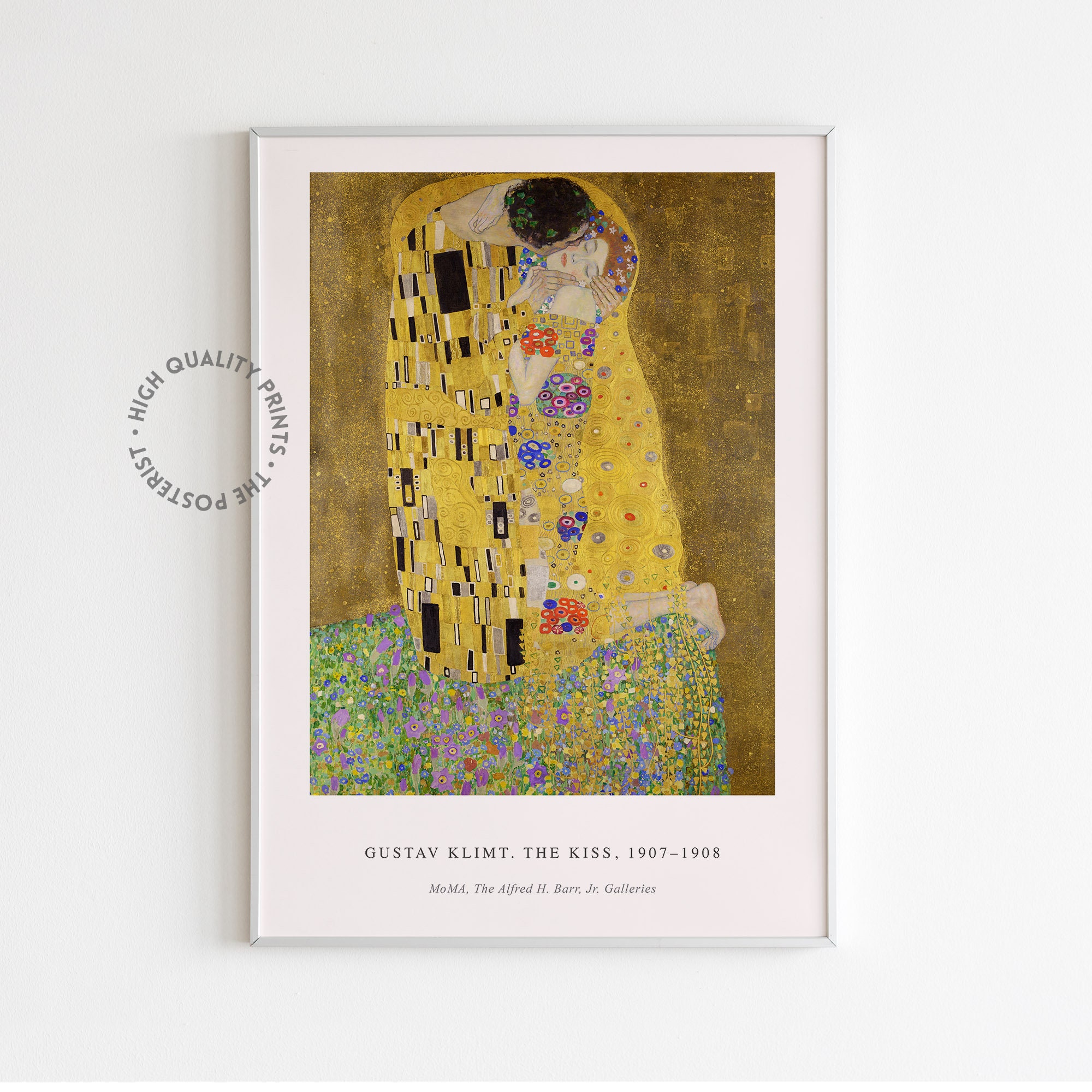 Gustav Klimt The Kiss High Resolution