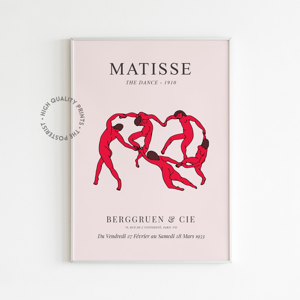 Henri Matisse the Dance Print Exhibition Poster Home Wall - Etsy