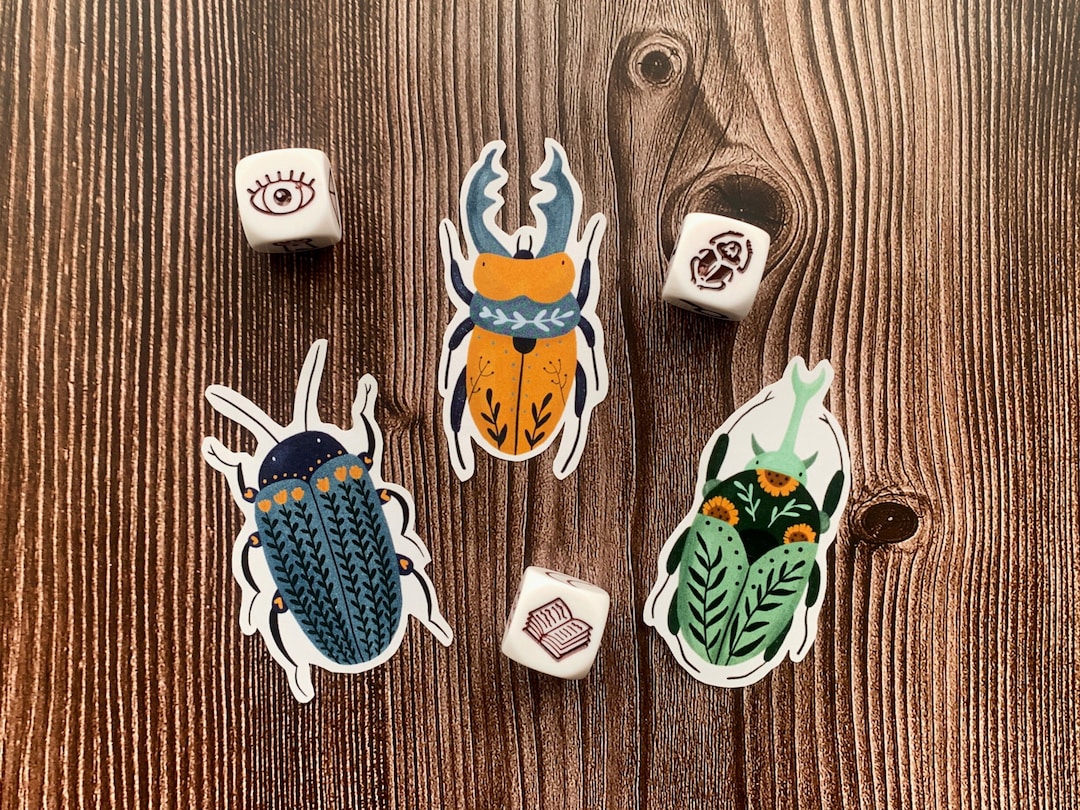 Floral Bugs 8cm Sticker Pack - Etsy