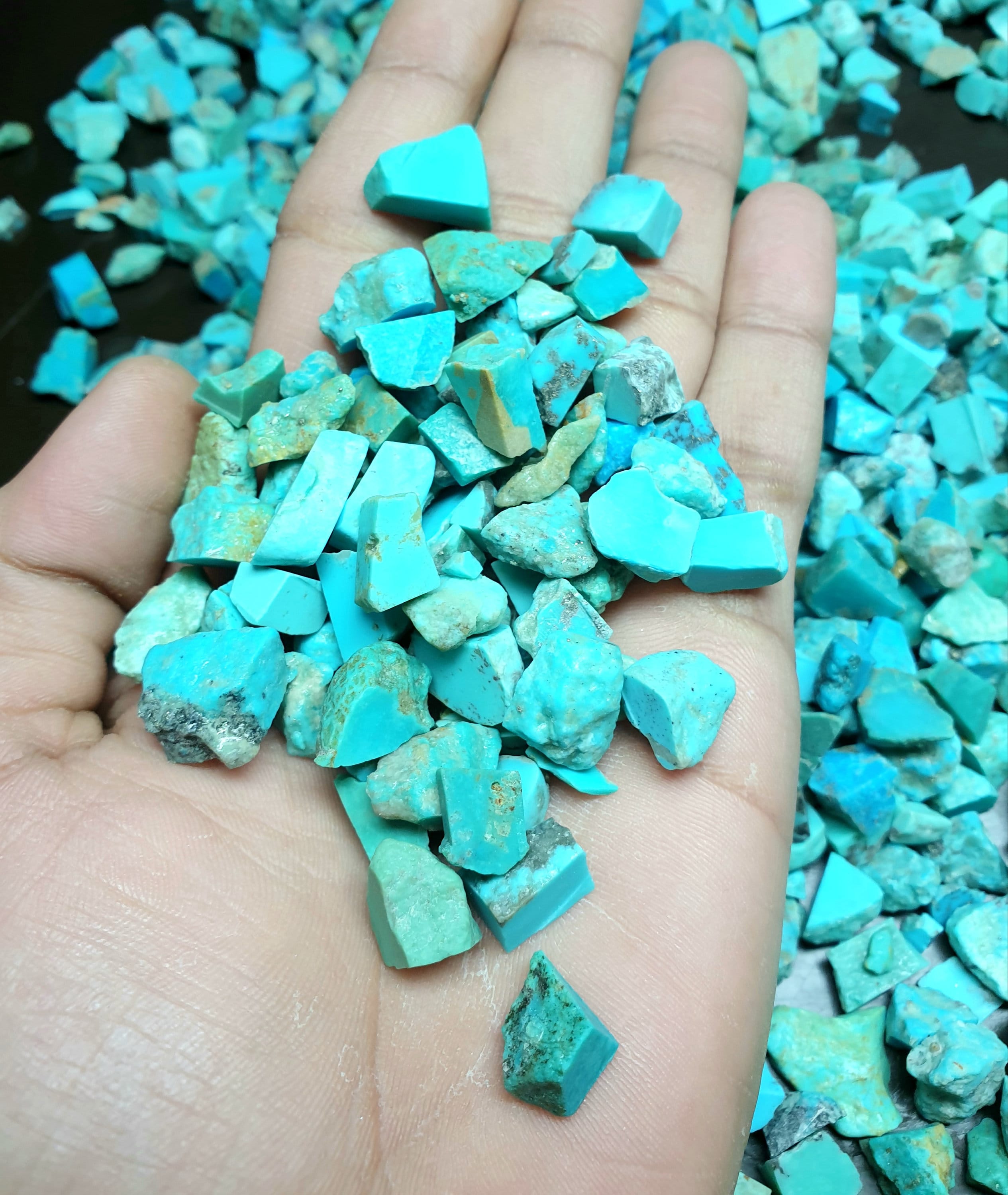 Natural American Turquoise Rough Rocks Arizona Mexican Mines Turquoise ...