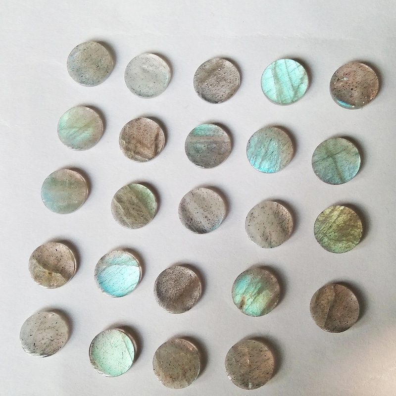 Labradorite Buttons - Etsy