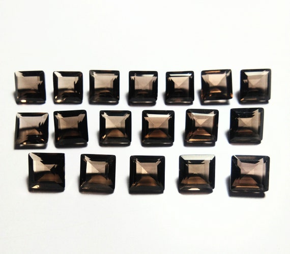 Natural Smoky Quartz Square Shape Faceted Gemstone 2MM 2.50MM - Etsy