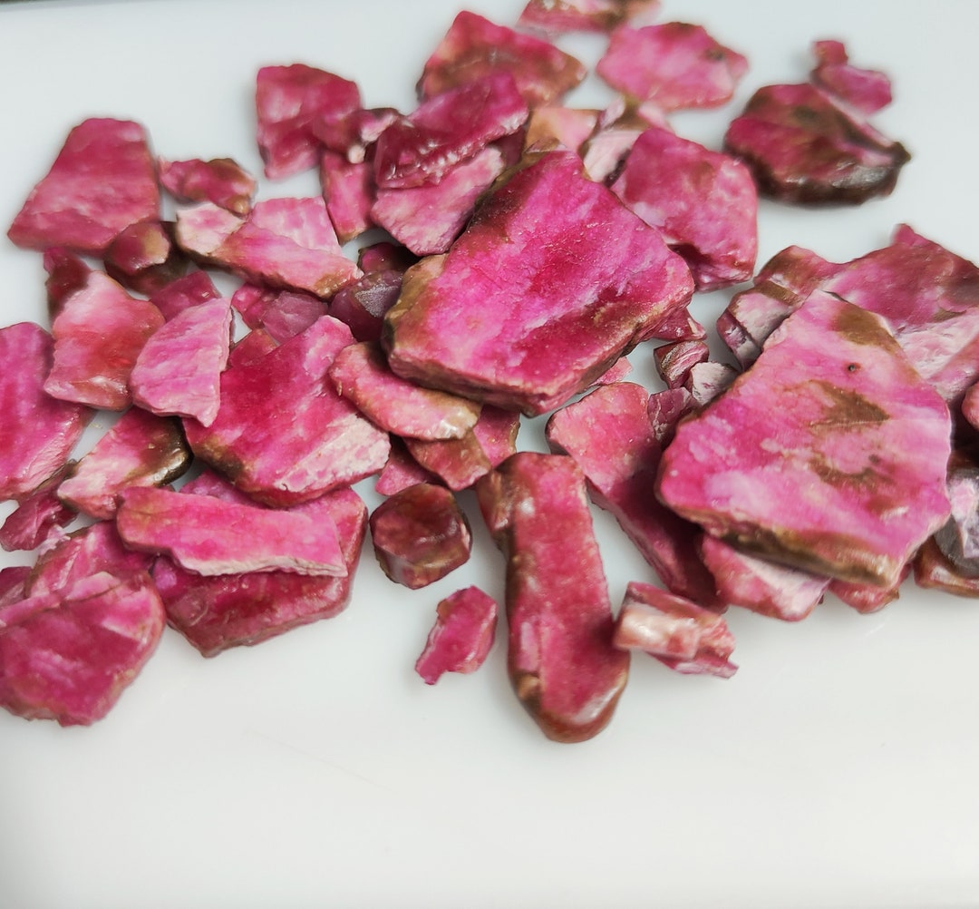 Natural Ruby Stone, Raw Ore Stone. High-quality Pink Ruby - Gemstone ...