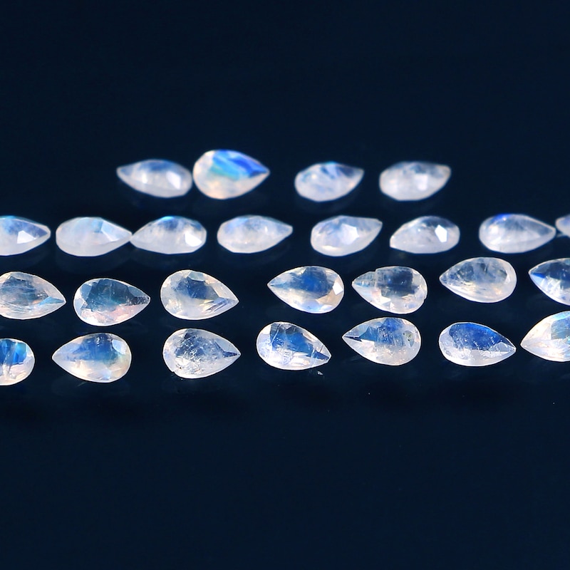 Faceted Moonstone - Etsy