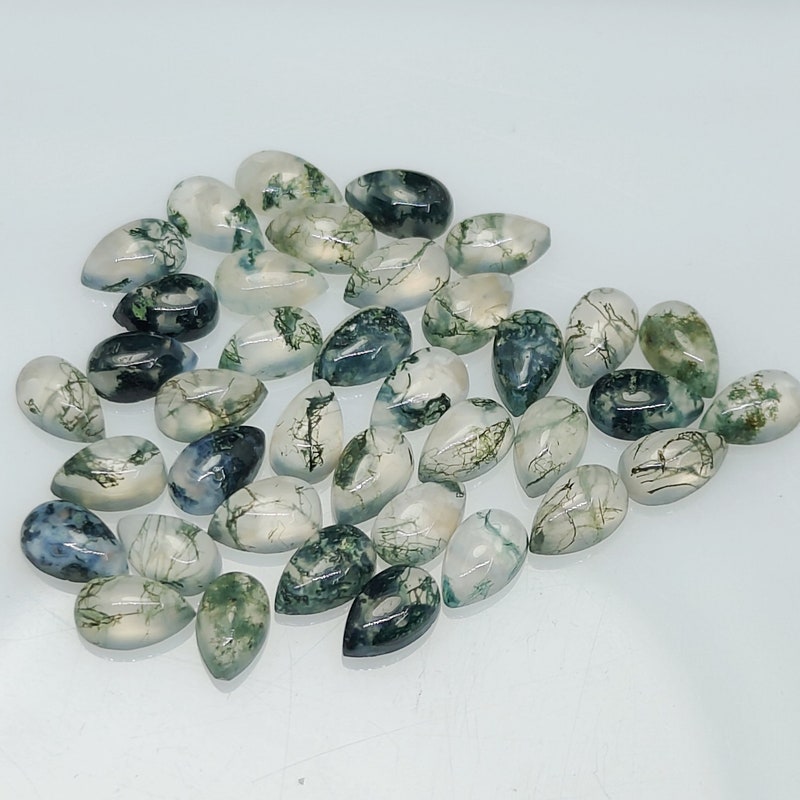 Moss Agate Cabochon - Etsy