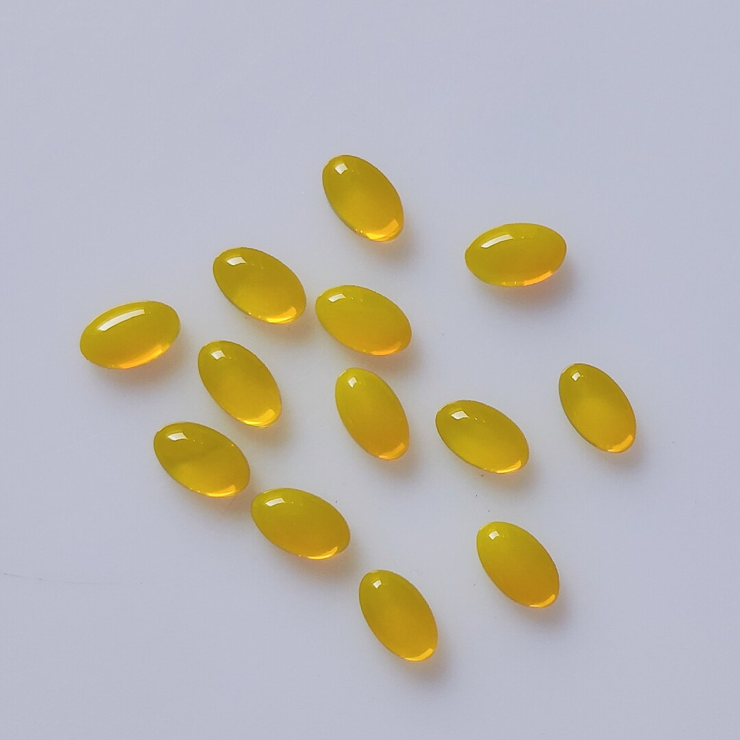 AAA Yellow Quartz Oval Shape Cabochon Gemstone 2x3 3x4 3x5 4x6 5x7 6x8 ...