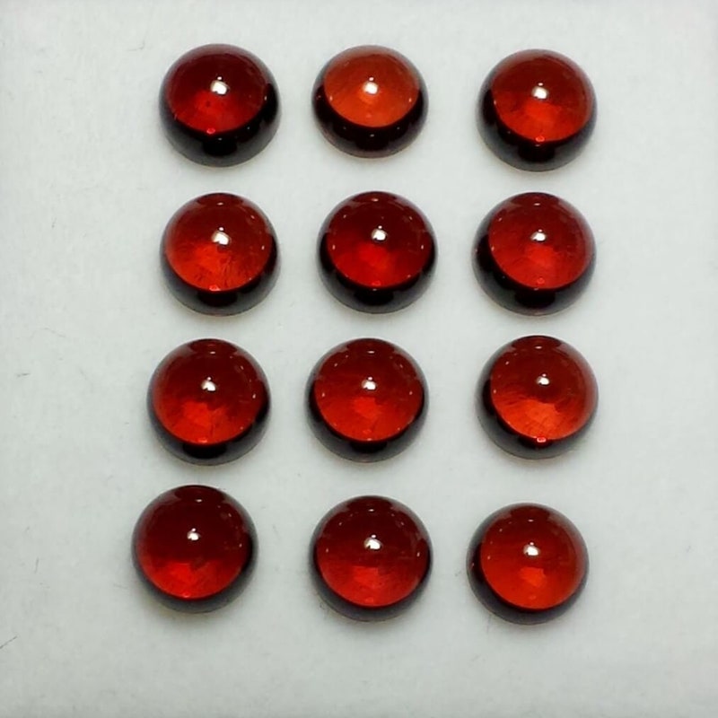 Red Garnet Quartz Beads - Etsy UK