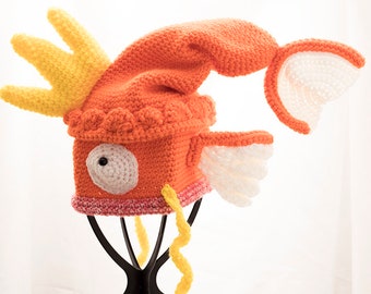Gyarados Beanie Crochet PATTERN ONLY - Etsy