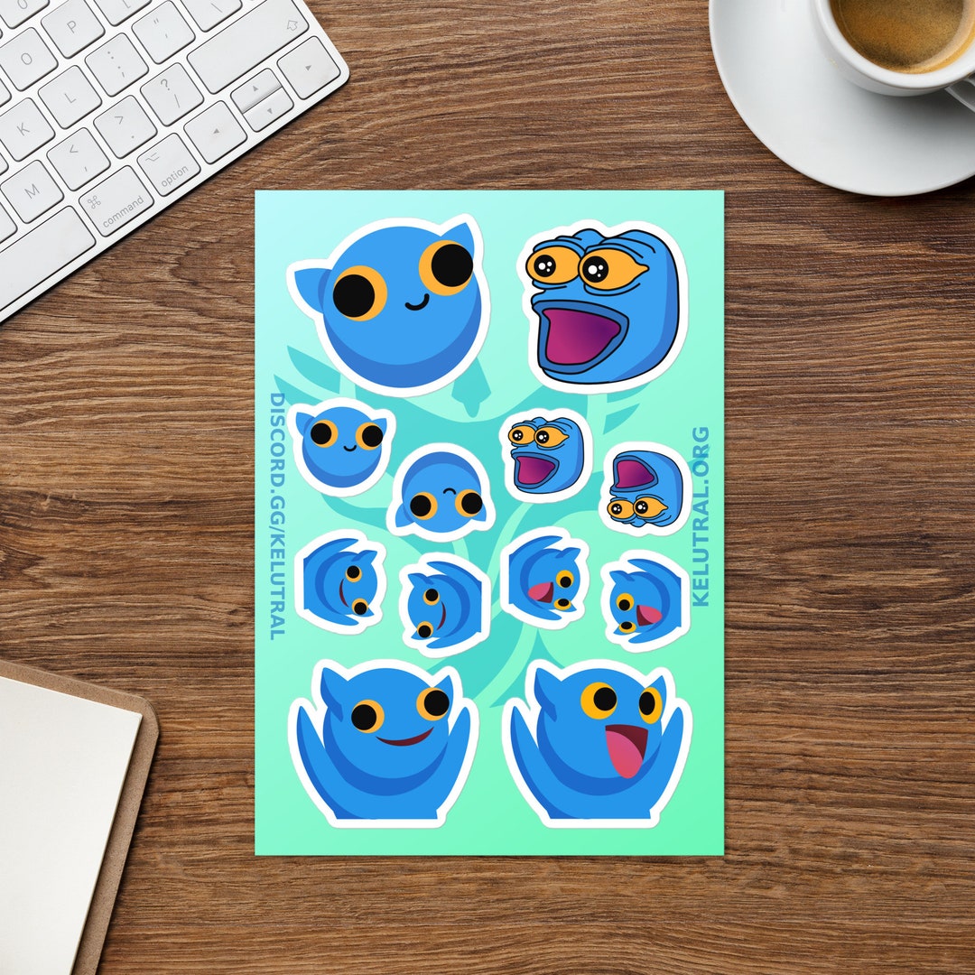 Kelutral Emoji Stickers - the Derp/hype Collection - Etsy