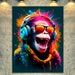 Dj Ape Street Art Banksy Canvas Print Monkey Graffiti Urban Modern Wall ...