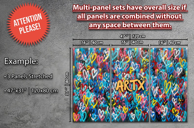 Creation of Adam Banksy Canvas Print Urban Graffiti Print Street Art ...