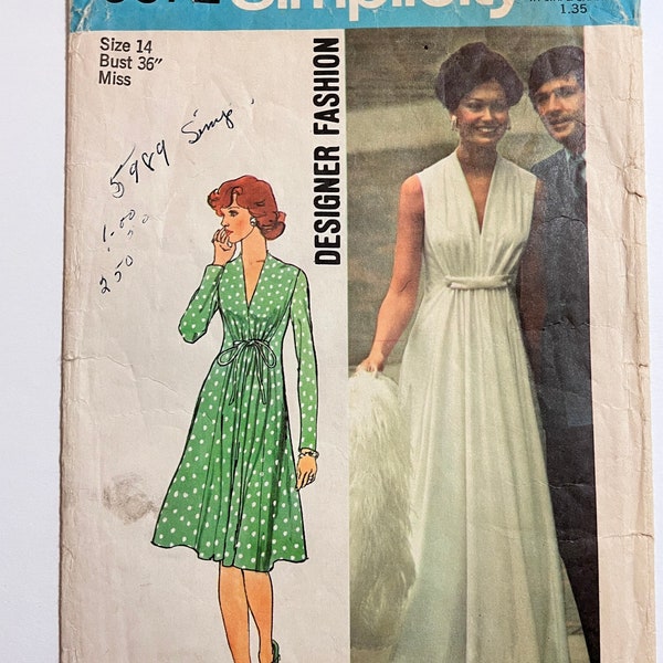 70s Dress Pattern - Etsy