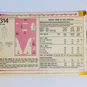 Simplicity 5314 bust 32 vintage 1970s Sewing Pattern 1972 70s Sewing ...