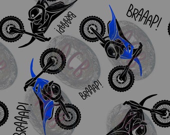 Motocross Seamless Pattern. Dirt Bike Digital Design File. Pattern File ...