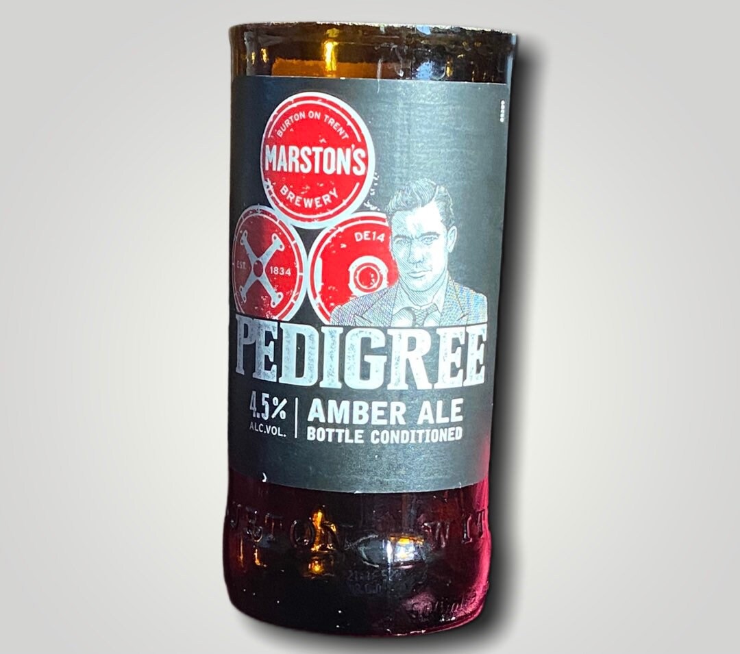 Pedigree Amber Ale Upcycled Drinking Glass Best Friend, Gifts for Him ...