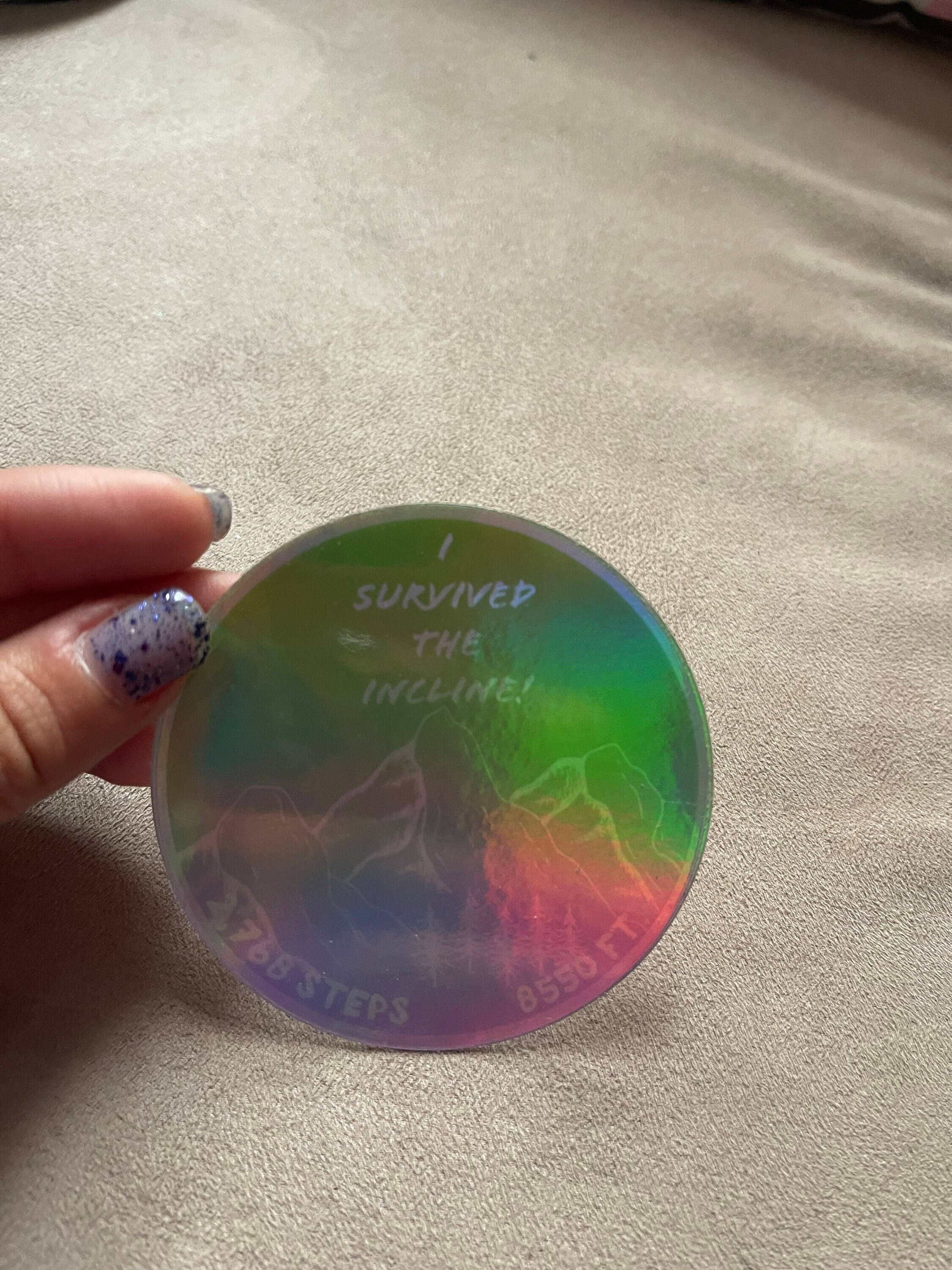 Holographic Manitou Incline Sticker - Etsy