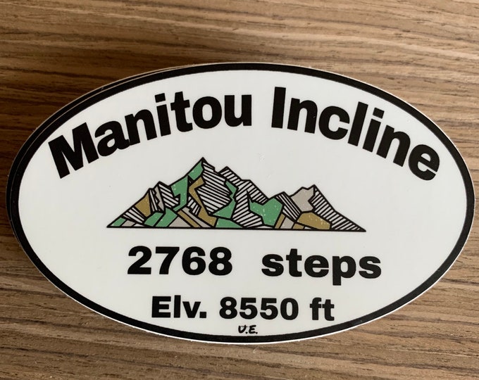 Manitou Incline Sticker - Etsy