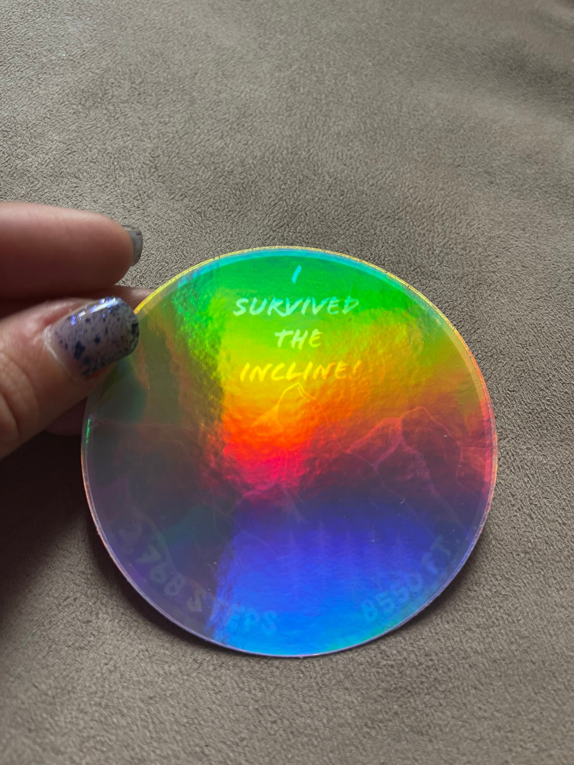 Holographic Manitou Incline Sticker - Etsy