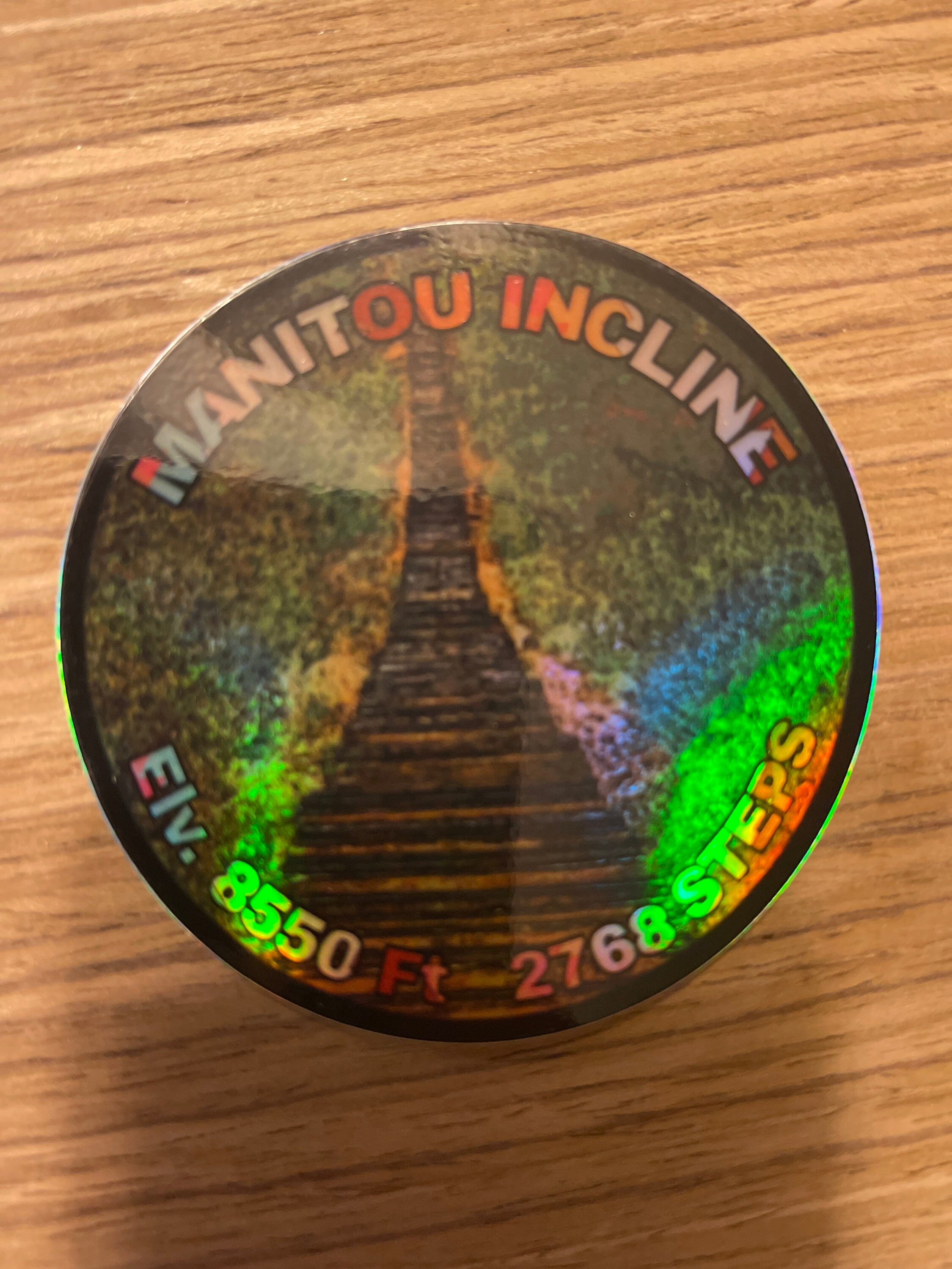 Holographic Manitou Incline Sticker - Etsy