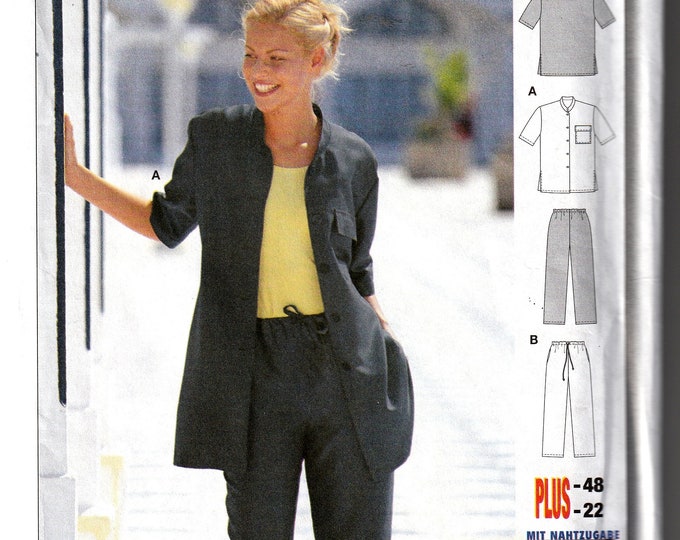 Sewing Pattern Burda 8945 Women's Pantsuit, Size 10-22, Uncut - Etsy