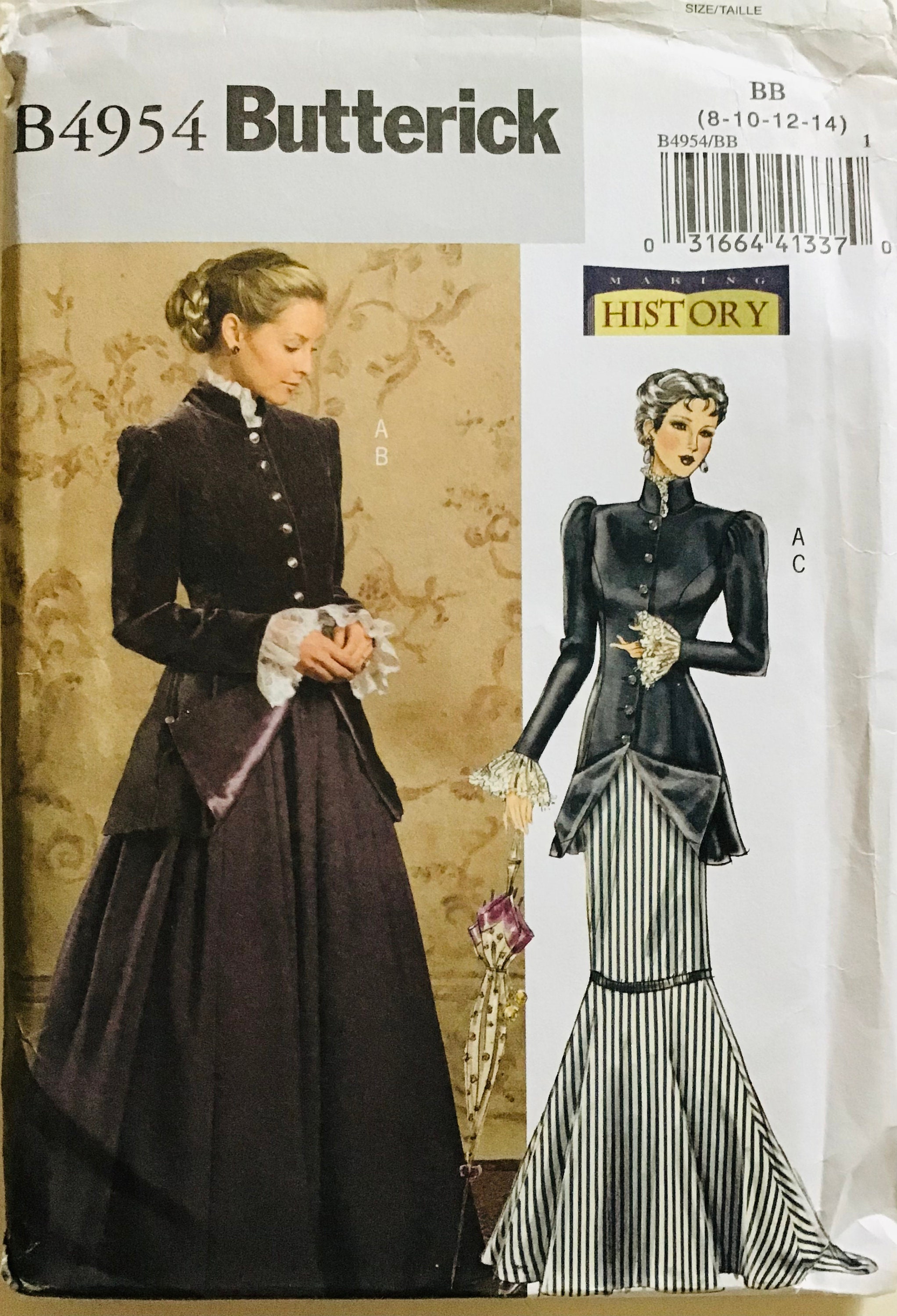 Sewing Pattern Butterick 4954 Women's Early 20th Century - Etsy