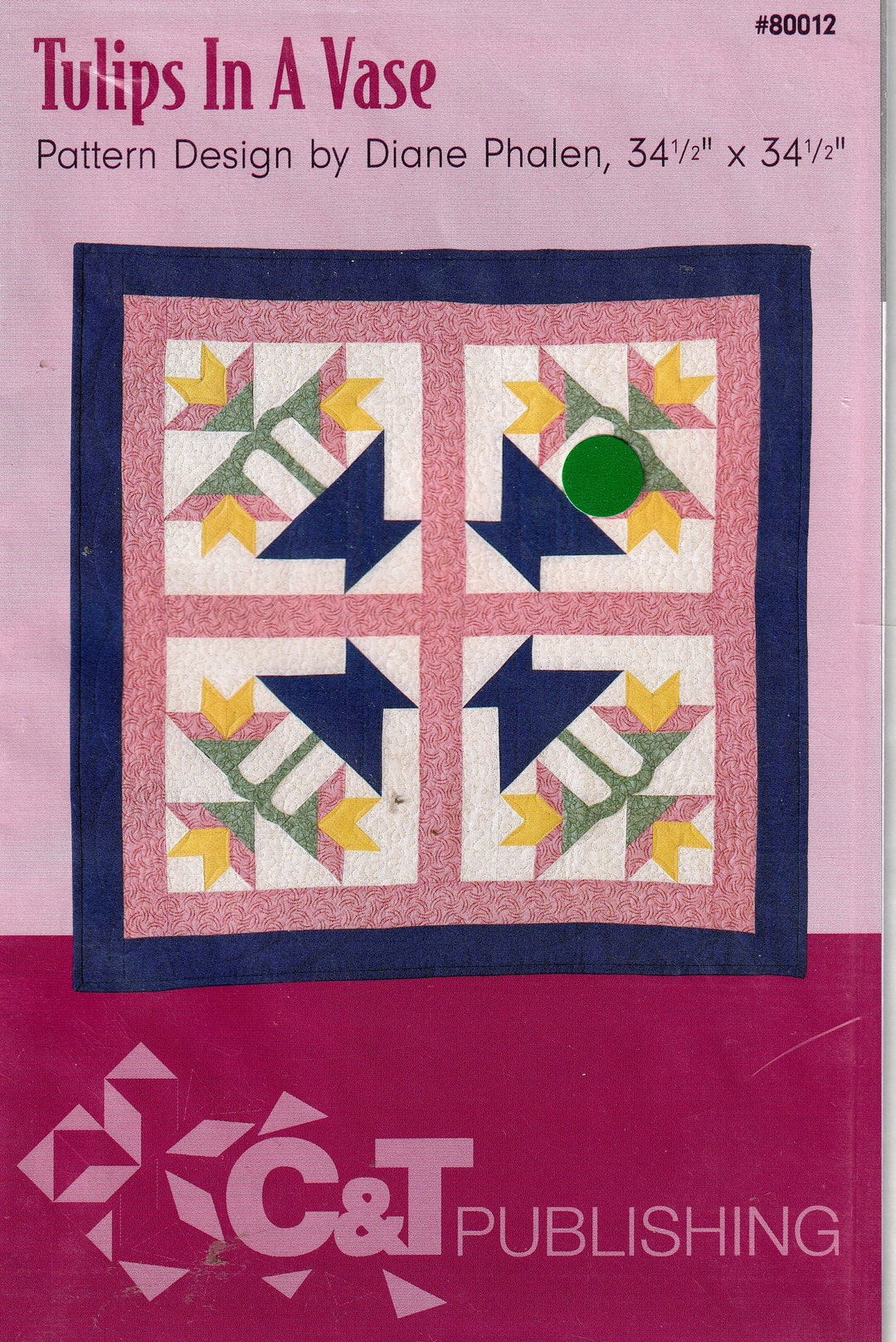 Quilting Pattern "tulips in a Vase" by Diane Phalen - Etsy