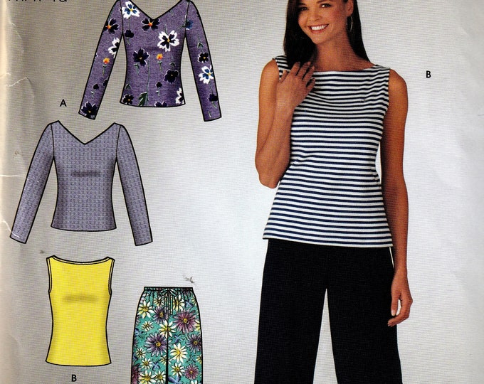 Sewing Pattern Simplicity 4634 Women's Pants and Tops, Size 6-24, Uncut ...