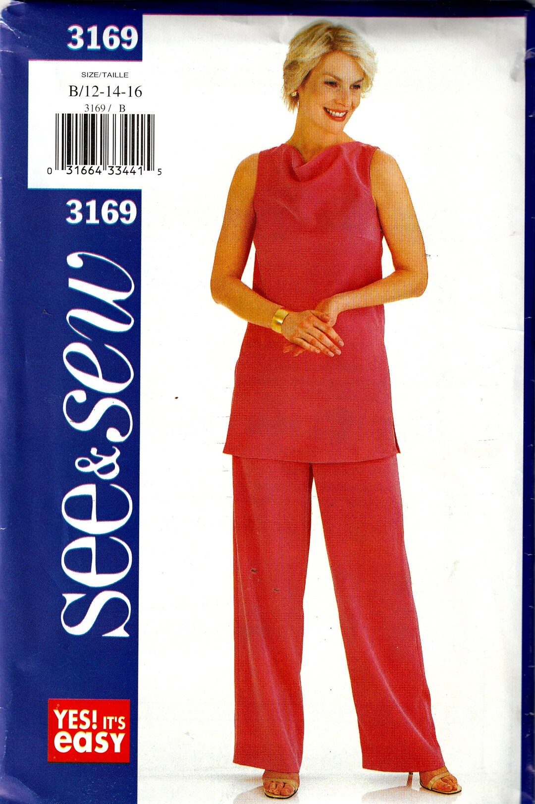 Sewing Pattern See & Sew 3169 Women's Outfits, Size 12-16, Uncut - Etsy
