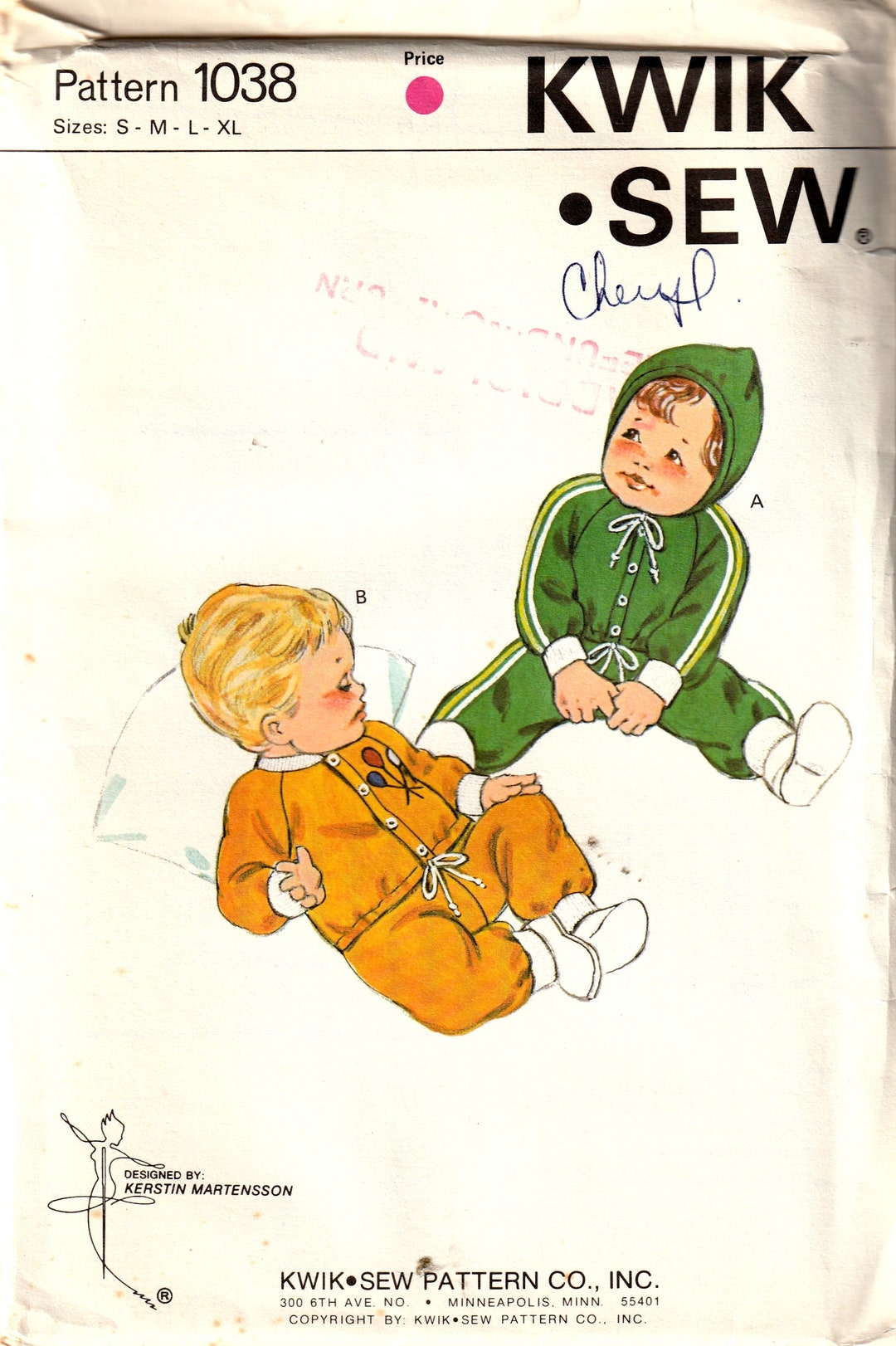 Sewing Pattern Kwik Sew 1038 Baby's Jumpsuit, Size S-XL, Uncut - Etsy