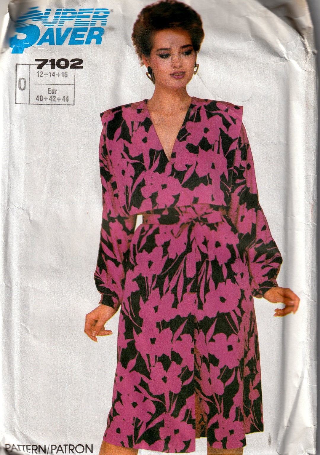 Sewing Pattern Simplicity 7102 Women's Dress, Size 12,14,16, Uncut - Etsy