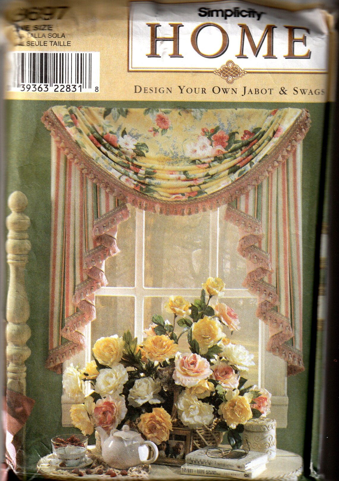 Sewing Pattern Simplicity 8697 Window Treatments, One Size, Uncut - Etsy