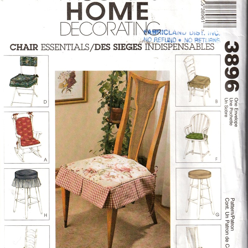 Chair Cover Patterns - Etsy