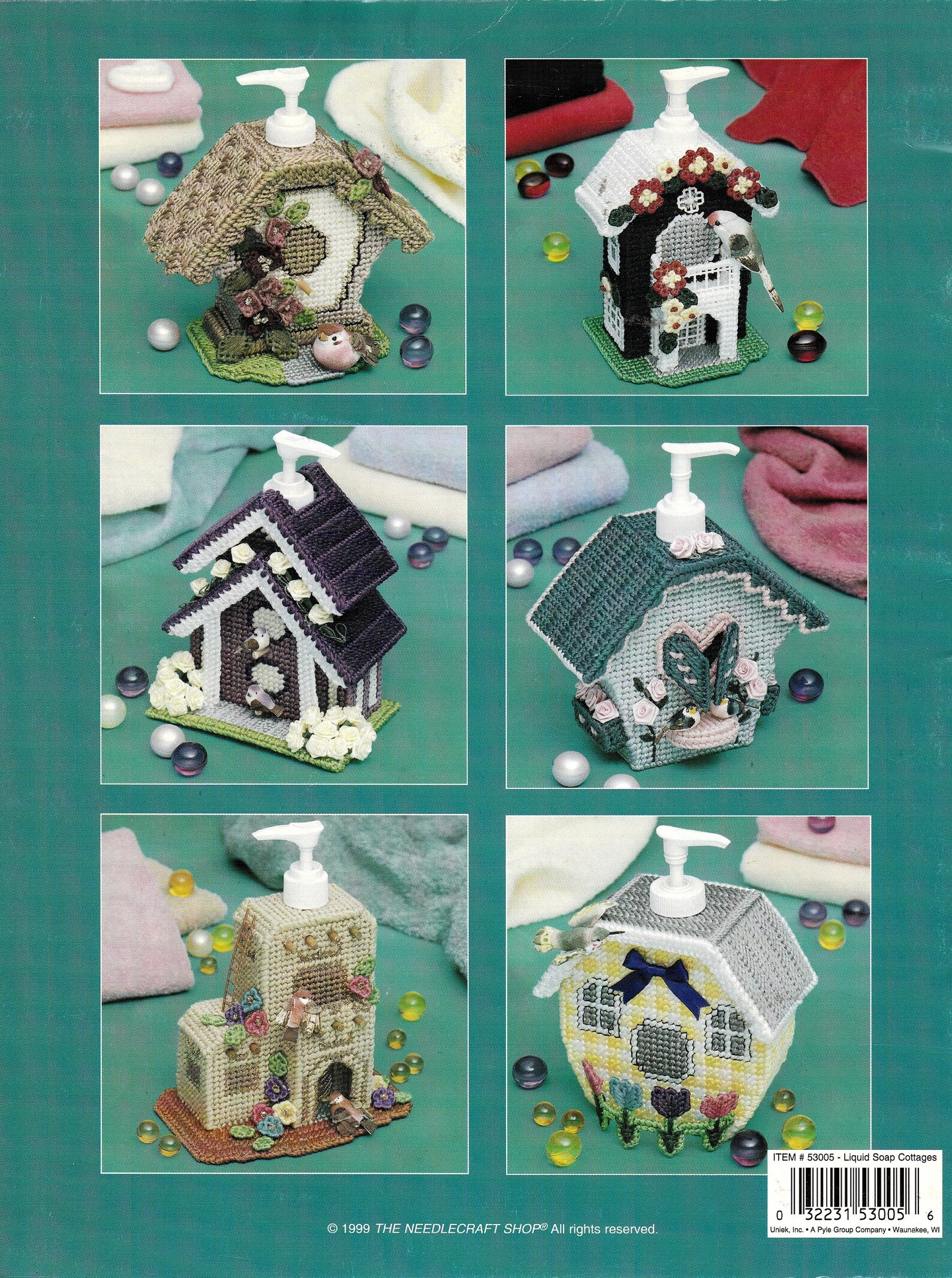 Quick Count Plastic Canvas "soap Cottages" Uncut - Etsy