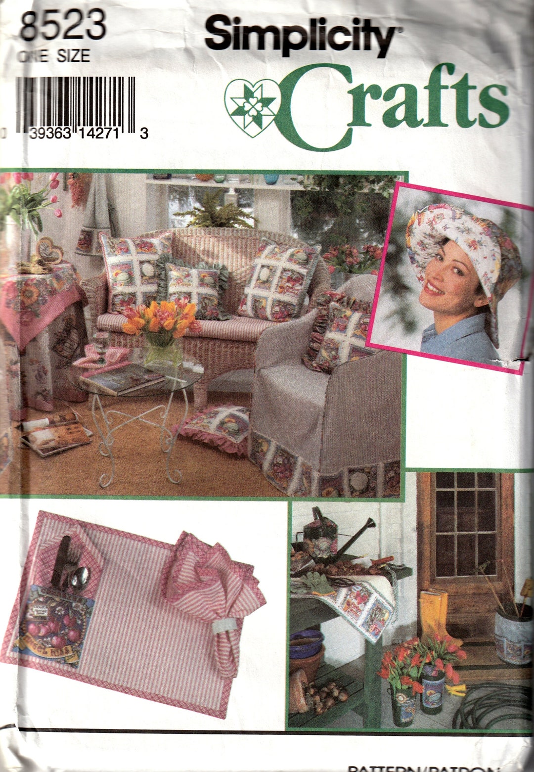 Sewing Pattern Simplicity 8523 Gardening Accessories, One Size, Uncut ...