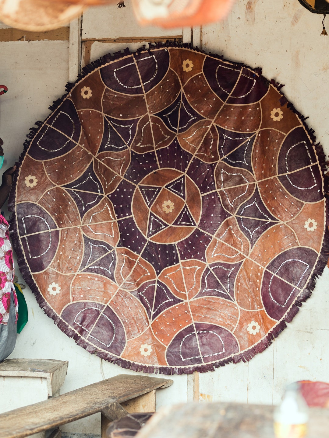 African Pouf Footstool - Etsy