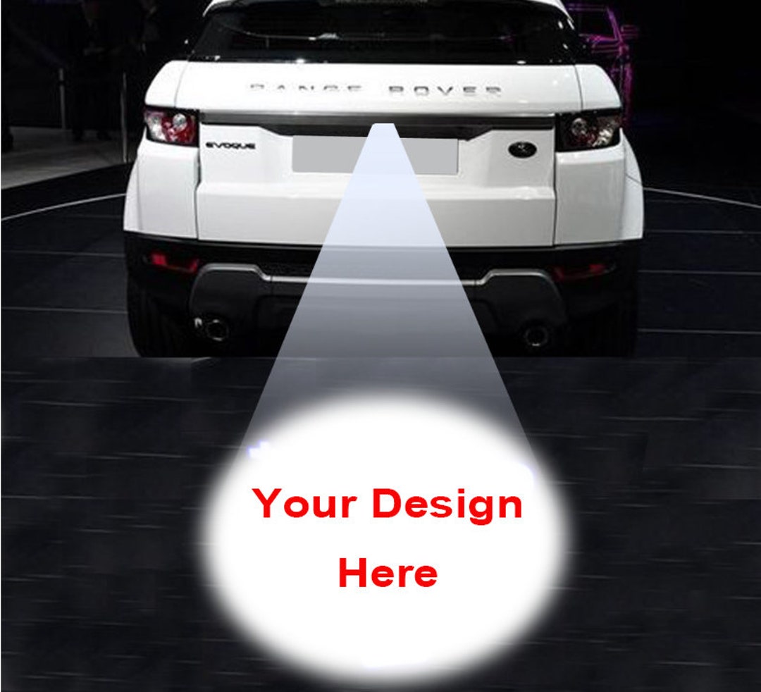 Custom Car SUV Vehicle Bumper Projector LED Customized Light With Your ...