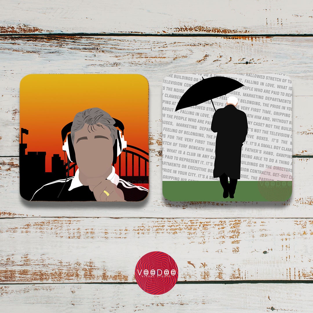 Sir Bobby Robson & Kevin Keegan Rant Geordie Coaster Set - Etsy